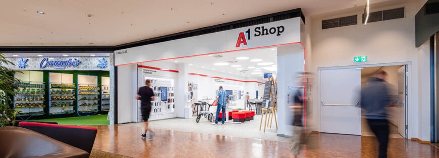 Mobile & internet: A1 Shop at Fischapark Wiener Neustadt